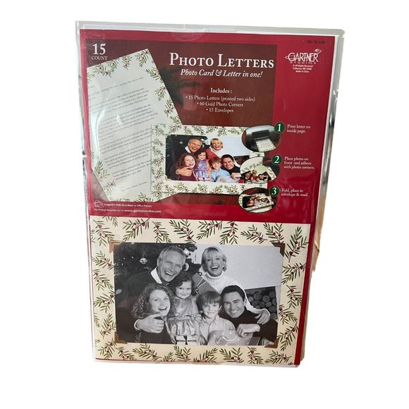 Gartner Studios | Holiday | New Christmas Winter 5 Count Photo Letters By Gartner Studios Holly ...